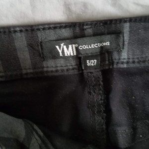 YMI | Pants & Jumpsuits | Nwt Ymi Blue And Black Plaid Skinny Pant ...